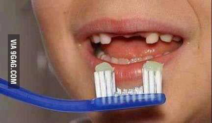 Epic toothbrush is epic - 9GAG