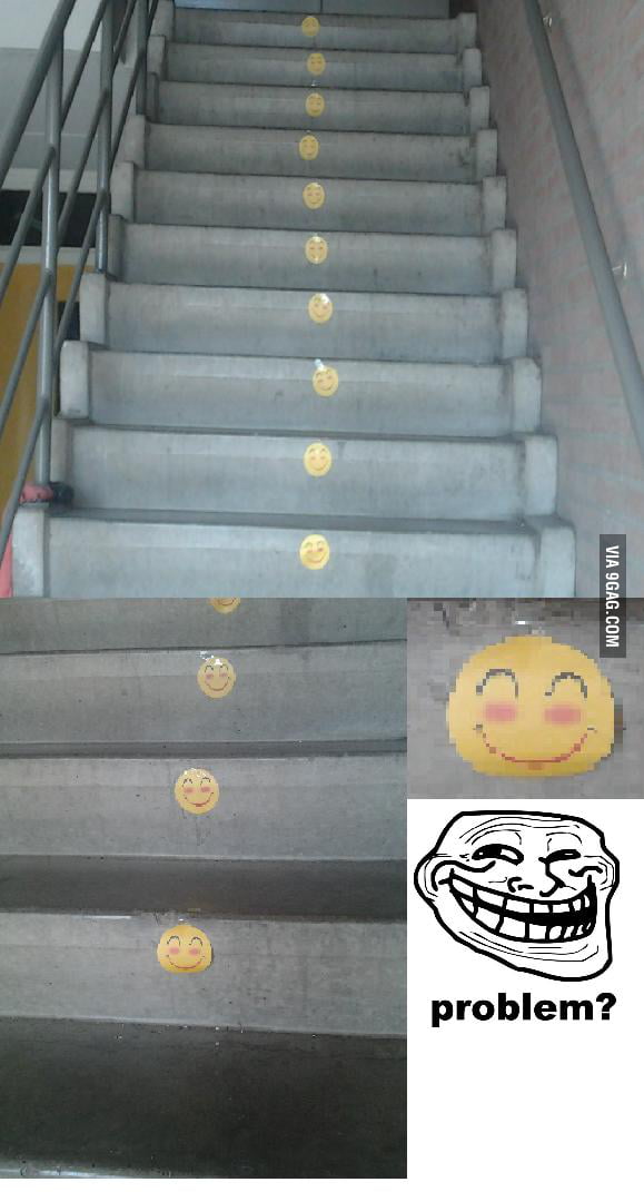 Happy stair is happy - 9GAG