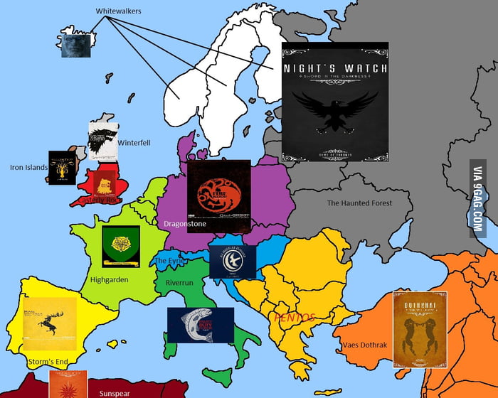 If Europe was Westeros... - 9GAG