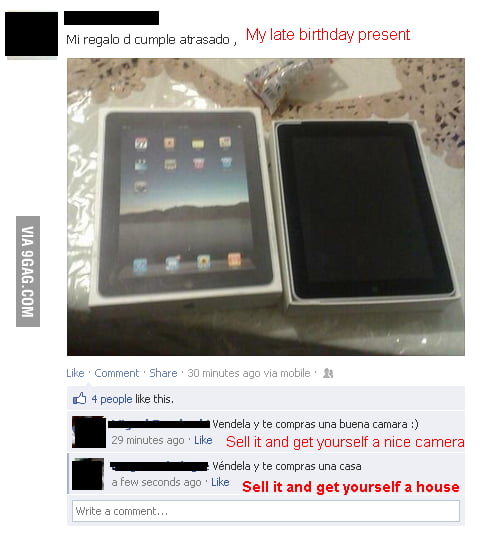 ¿Problem Apple fanboys? (Translation in red). - 9GAG