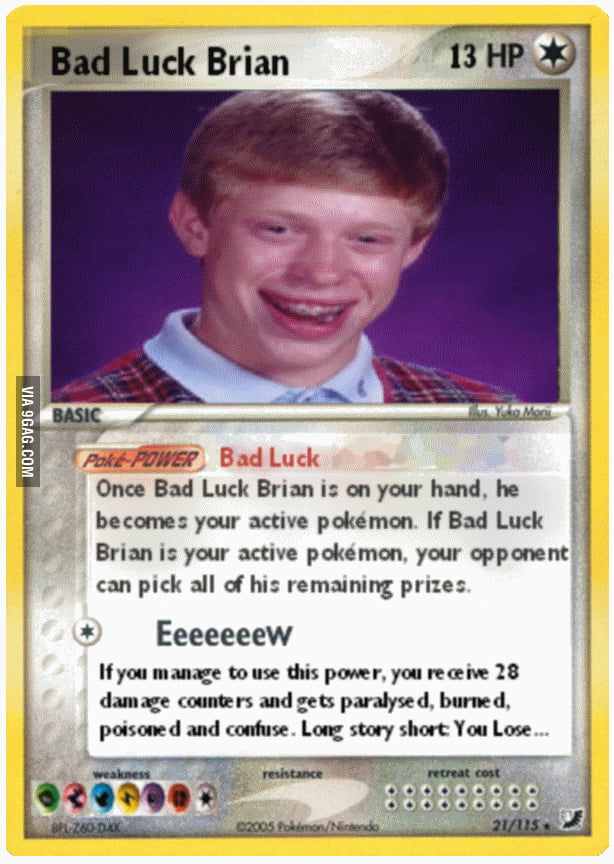 Bad Luck Pokémon - 9GAG
