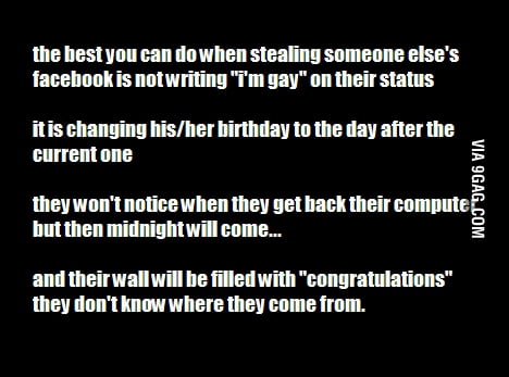 Best facebook prank - 9GAG
