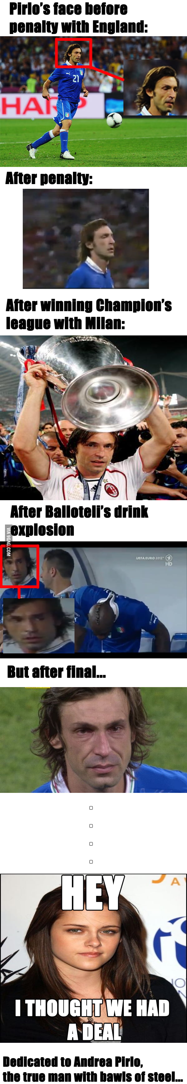 True Legend Andrea Pirlo - 9GAG