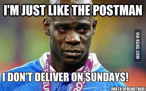 Balotelli Postman - 9GAG