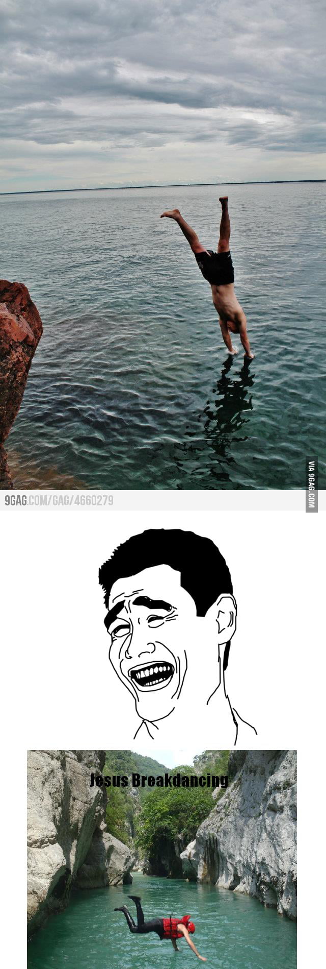 Jeasus breakdancing - 9GAG