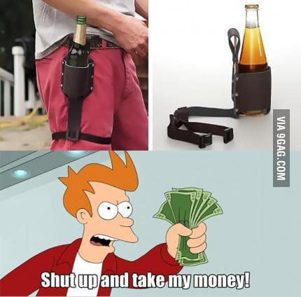 Shut up and take my money! Beer anywhere! - 9GAG