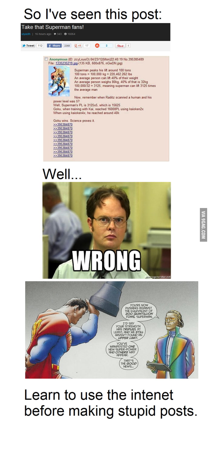 Stupid people make stupid posts. sigh... - 9GAG