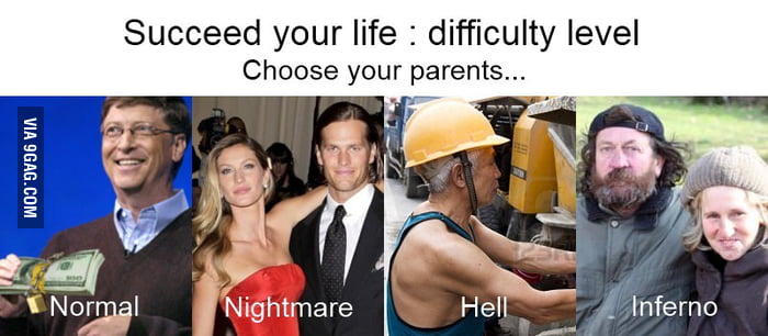 Succeed your life : difficulty level - 9GAG