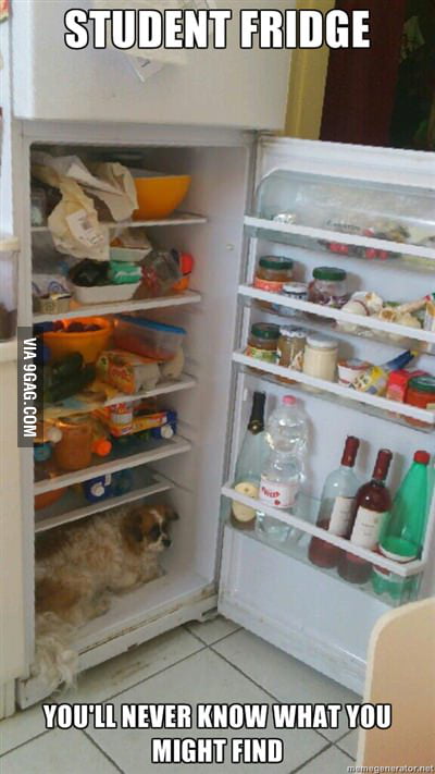 Student Fridge - 9GAG