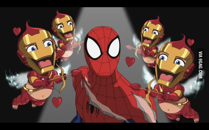Spidey is in love ! - 9GAG