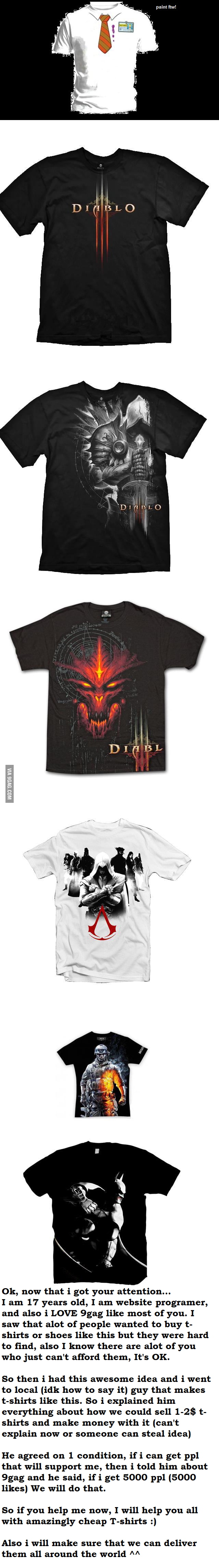 Epic T-shirts - 9GAG