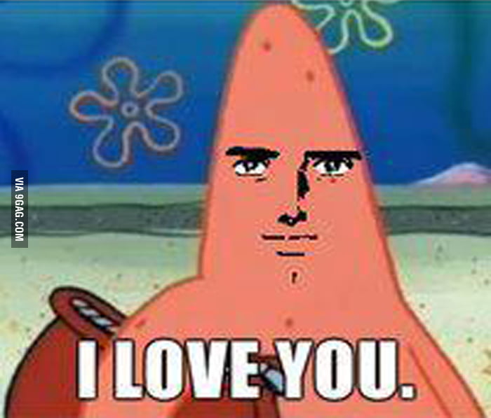 Patrick being serious!!! - 9GAG