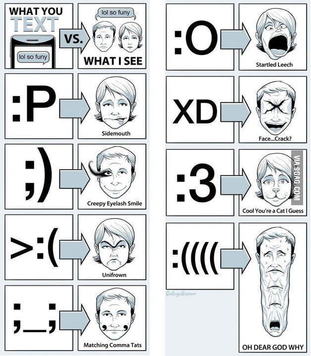 Real Emoticons - 9GAG