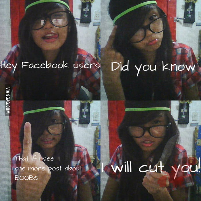 Hey FACEBOOK USERS ;) - 9GAG
