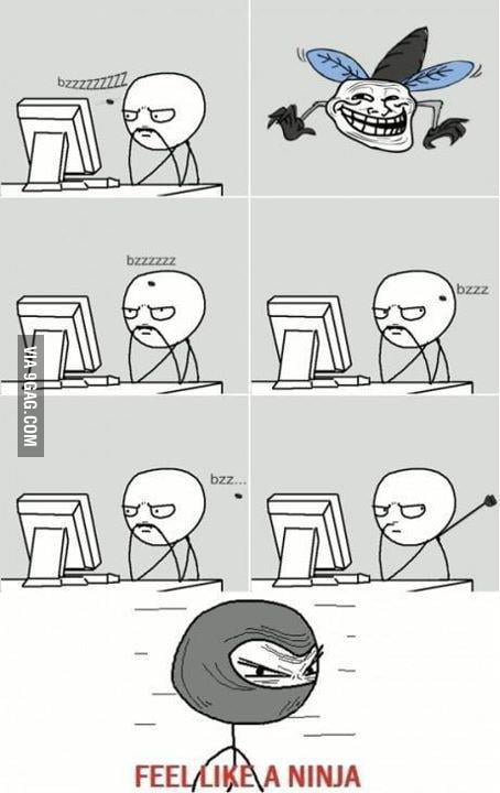 Feel like a ninja! - 9GAG