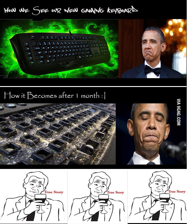 Epic Gaming Keyboard Reality - 9GAG