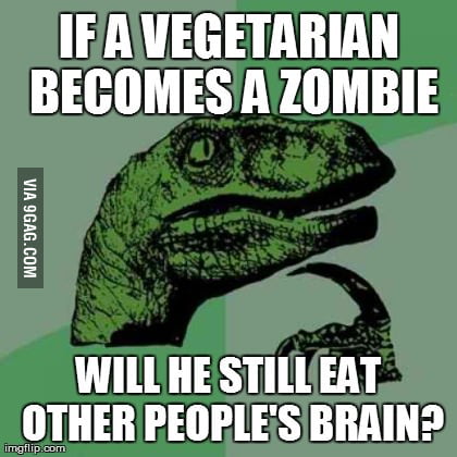 Vegetarian Zombie - 9GAG