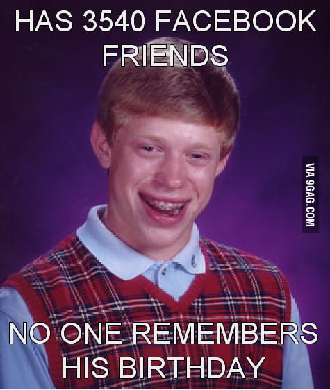Brian Facebook Friends - 9GAG