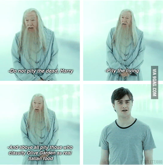 Dumbledore on the living. - 9GAG