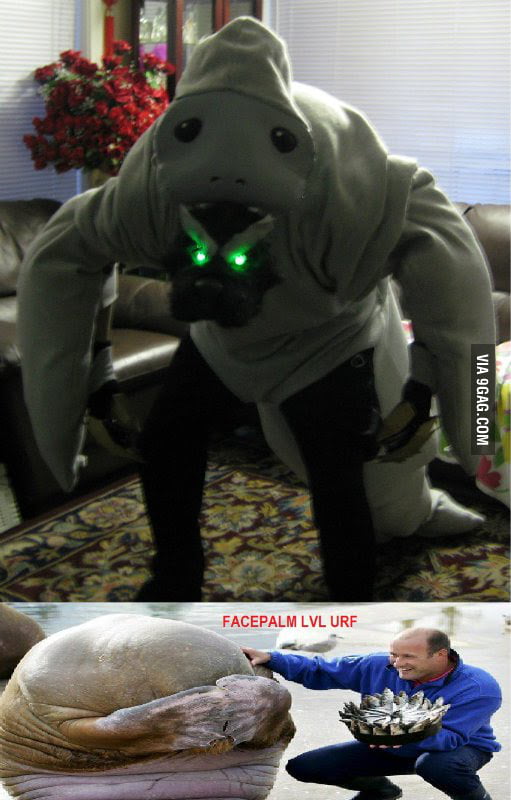 URF reaction to one single cosplay - 9GAG