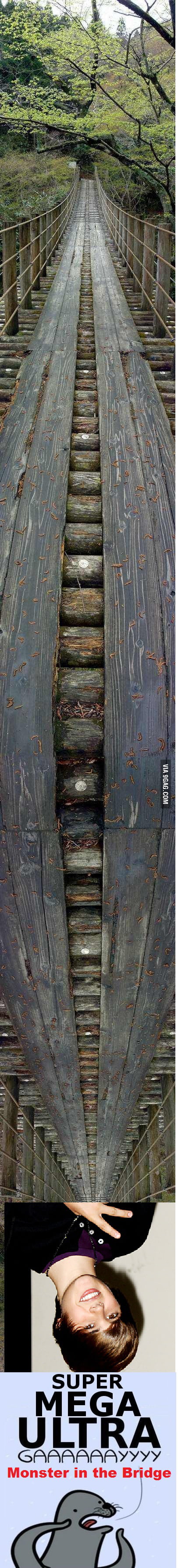 New Monster On the Bridge 180 View - 9GAG