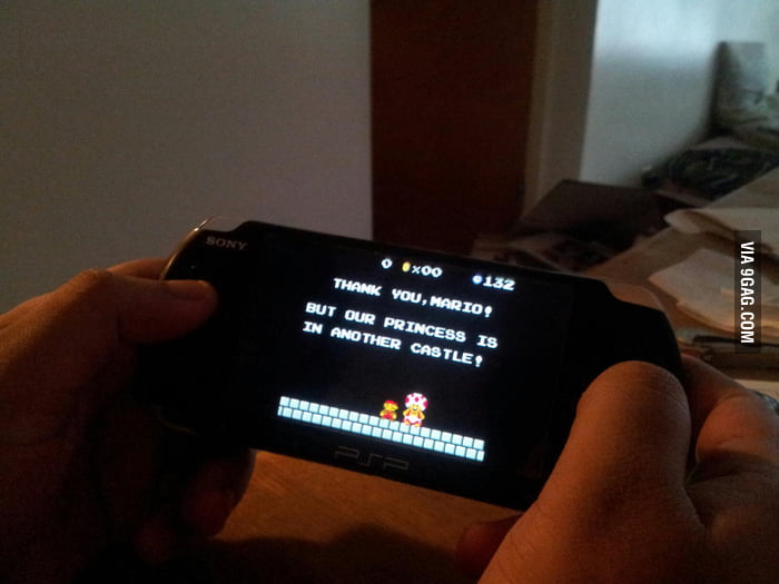 Scum princess, making Mario do crazy shit since 1985 - 9GAG