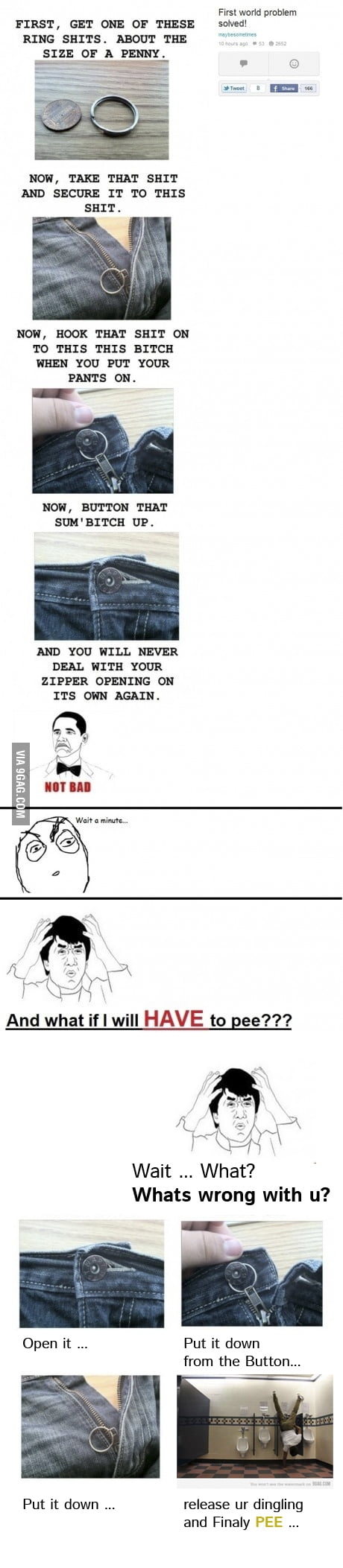 First world problem solved [AGAIN] ! - 9GAG