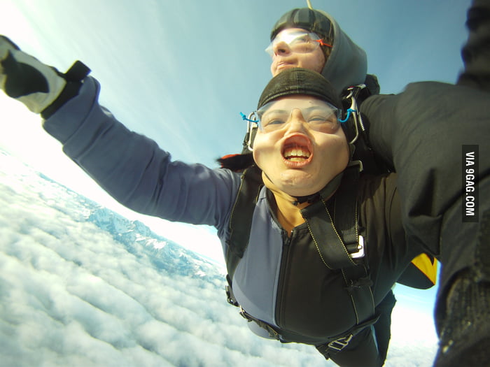 So I went skydiving one day... - 9GAG