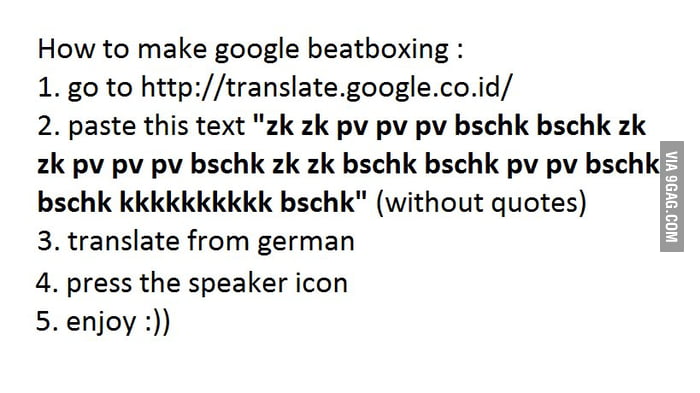 Google Beatbox - 9GAG