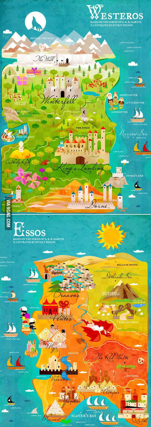 Westeros VS Essos - 9GAG