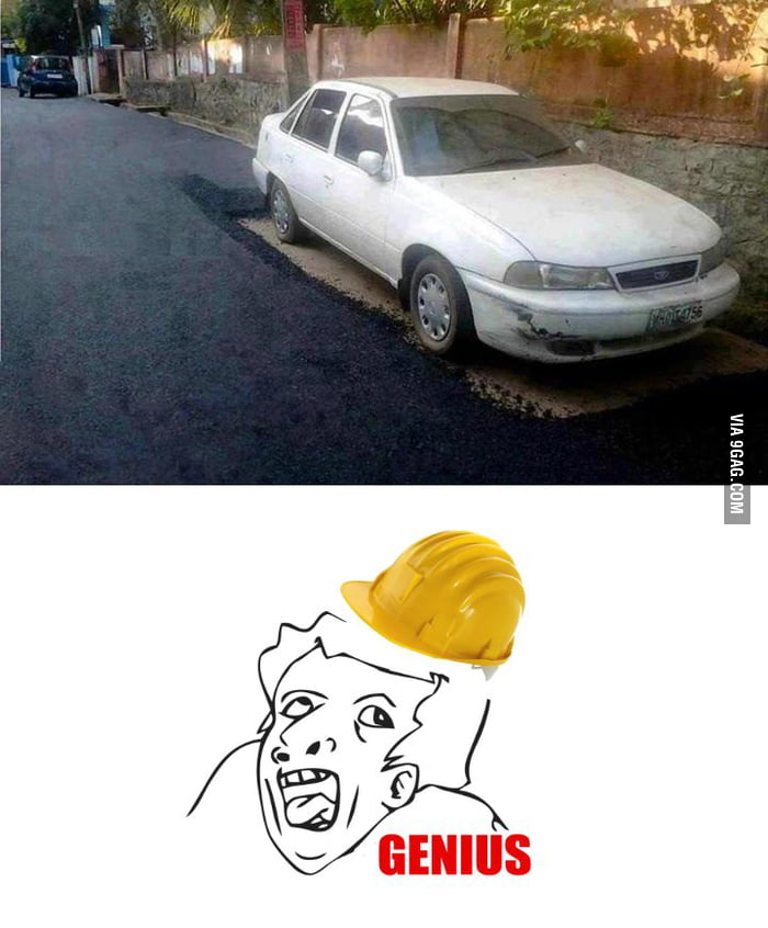 Genius strikes again - 9GAG