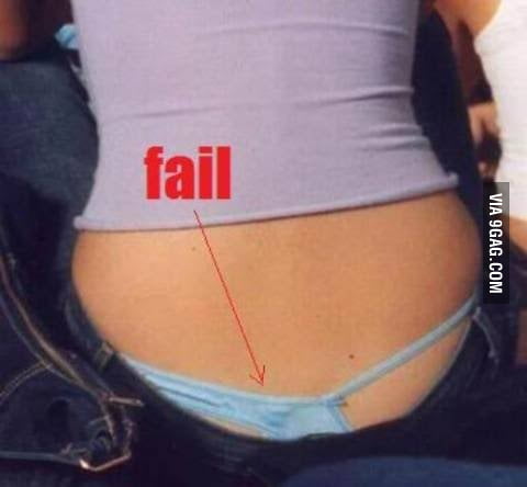 FAIL THONG - 9GAG