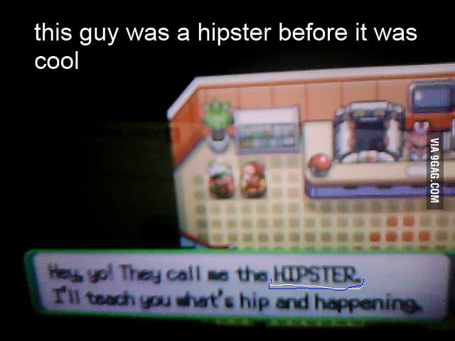 Hipster pokemon emerald - 9GAG