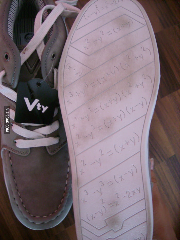 Math-Shoes ;) - 9GAG