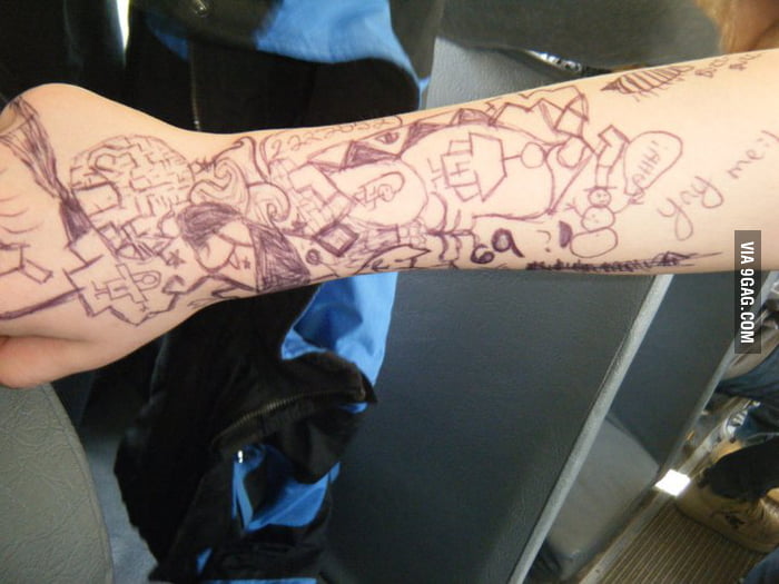 School bus tattoo - 9GAG