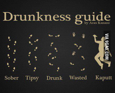 Drunkness guide - 9GAG