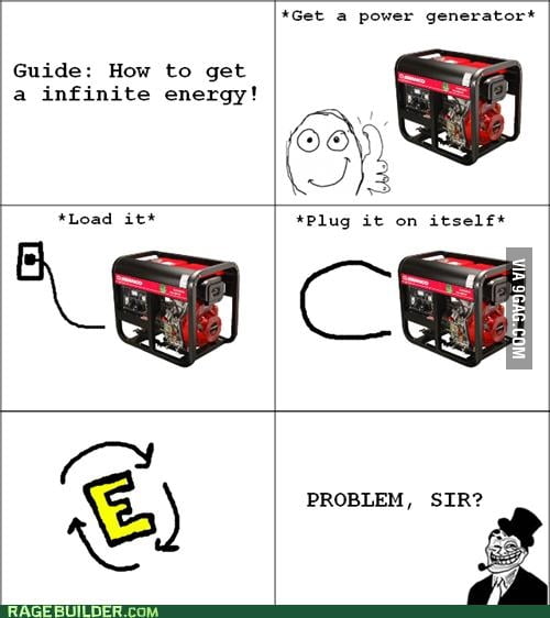 Infinite Energy. - 9GAG