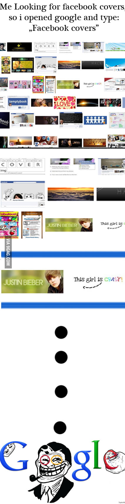 Google trolling - 9GAG