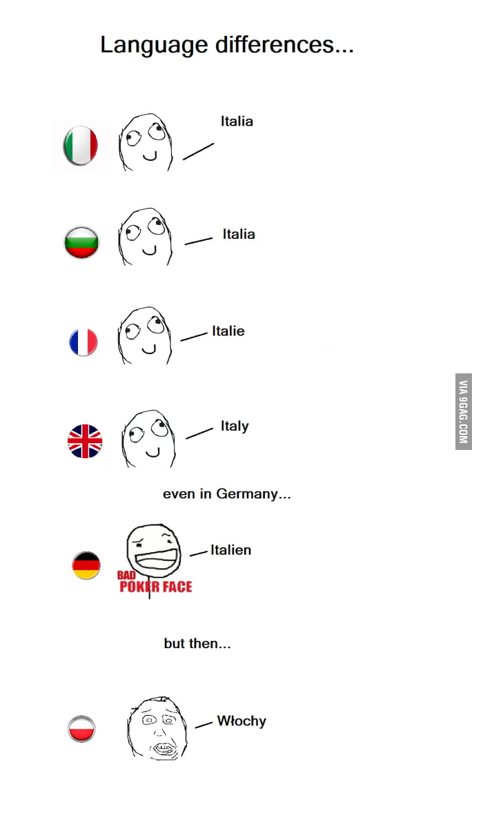 Language Differences 9GAG Language Differences 9GAG