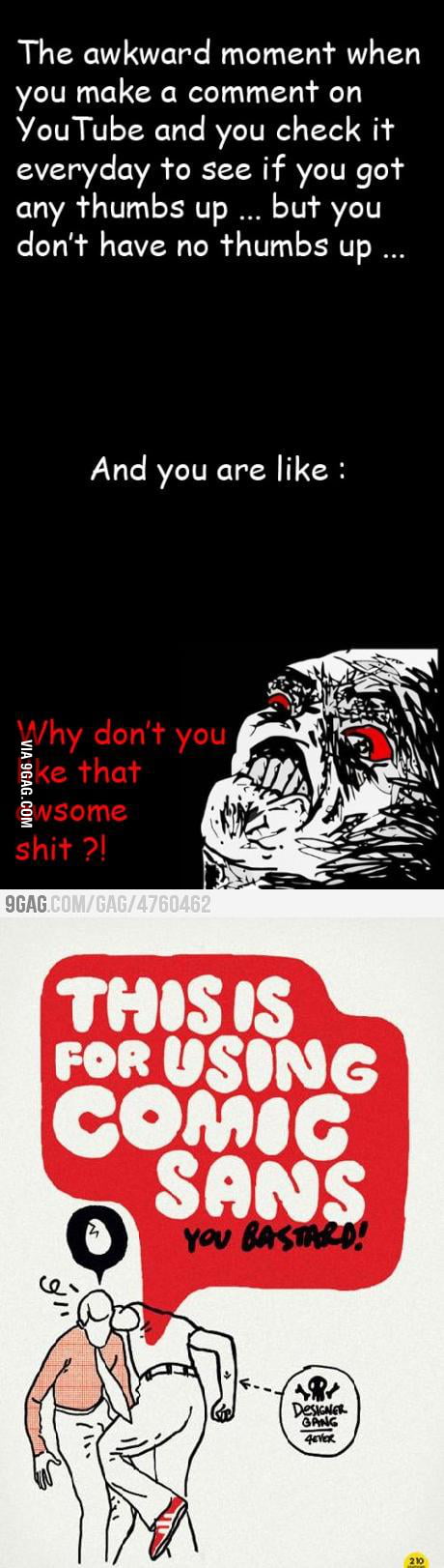 WHY COMIC SANS? - 9GAG