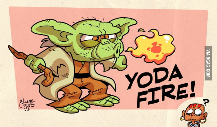 Yoda Fire - 9GAG