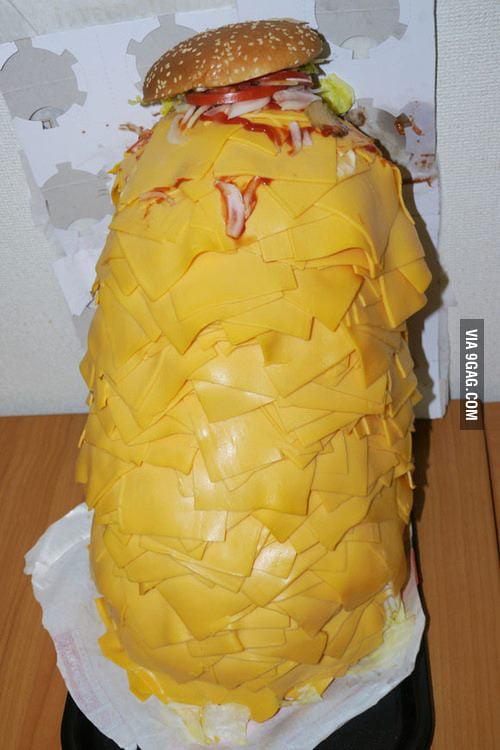 Now that`s a real Cheezburger - 9GAG