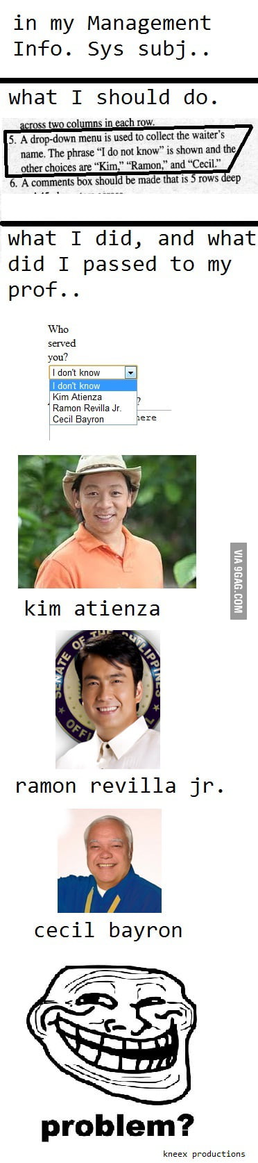 Add some humor in webpage - 9GAG