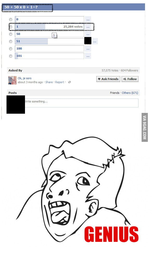 Facebook Genius strike again - 9GAG