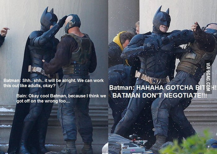 Batman and Bain - 9GAG