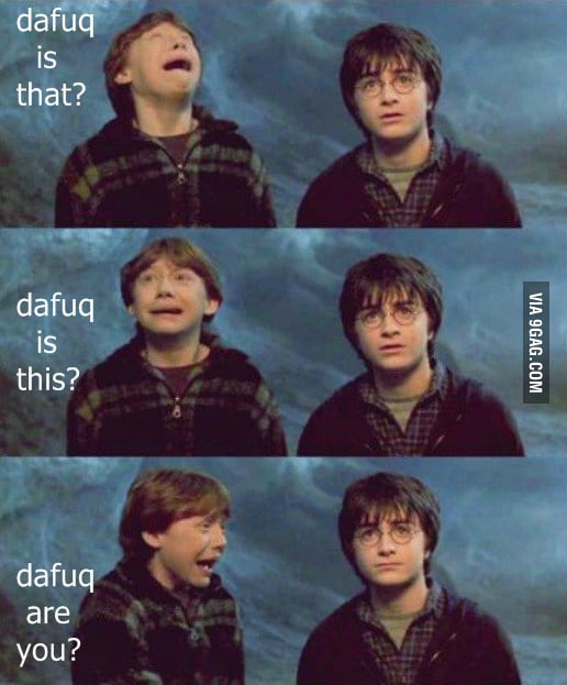 Hysterical ron - 9GAG