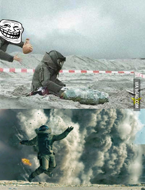 Trolling level : Over 9000 - 9GAG