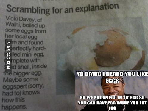 Eggception - 9GAG