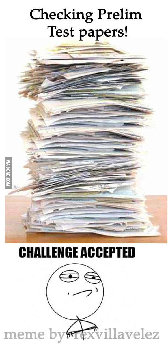 Checking papers - 9GAG