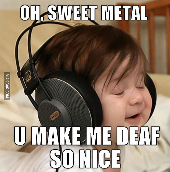 Metalhead Baby FTW!!! - 9GAG